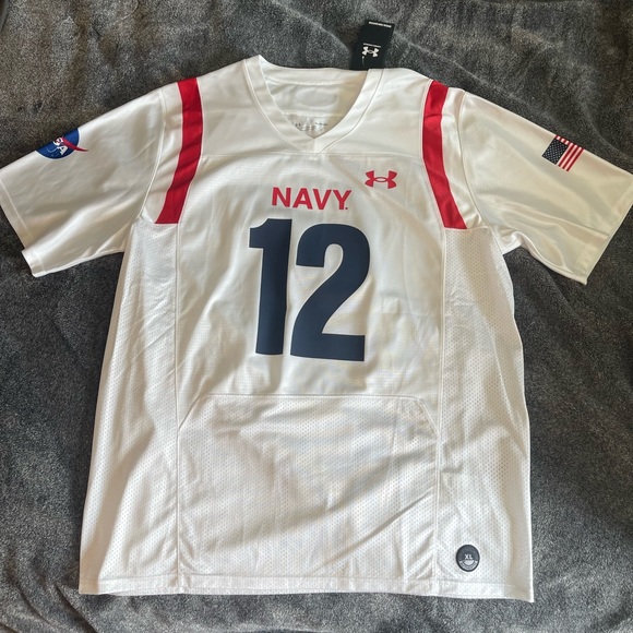 Under Armour | Shirts | 222 Navy Vs Army Nasa Football Jersey | Poshmark